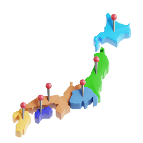 全国 Japan Rail Pass 地图和地铁图 | Getjrpass.com